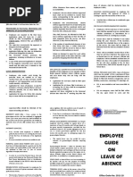 CSC Omnibus Leave Rules Overview | PDF | Sick Leave | Leave Of Absence