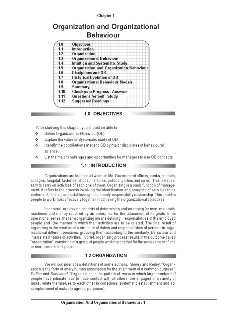 Mba - OB | PDF | Organizational Behavior | Motivation