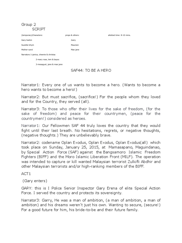 Saf44 Script | PDF | Human Rights Abuses | National Security