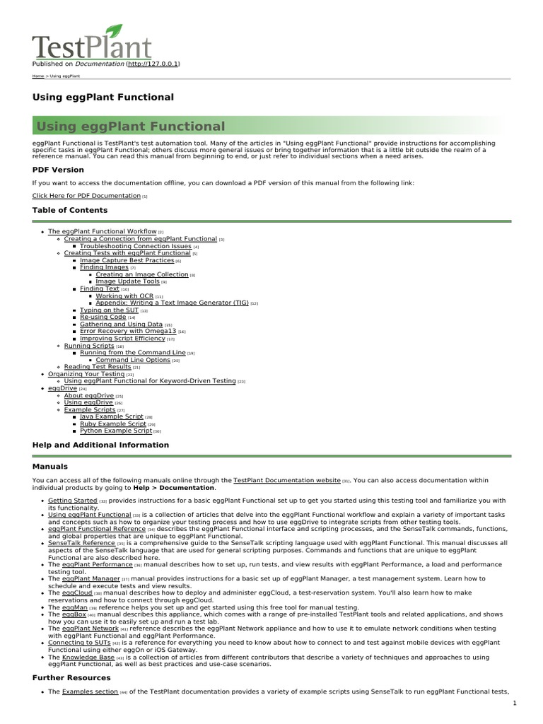Using Eggplant | PDF | Secure Shell | System Software