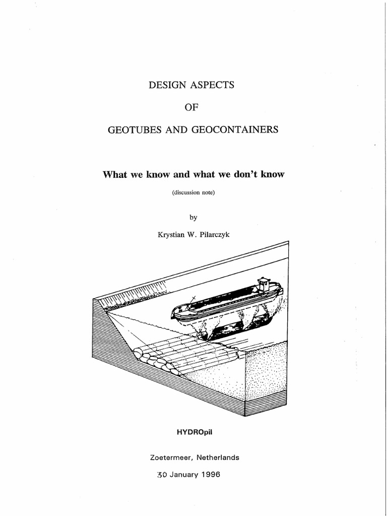 Geotube For Marine Structure | PDF | Classical Mechanics | Nature