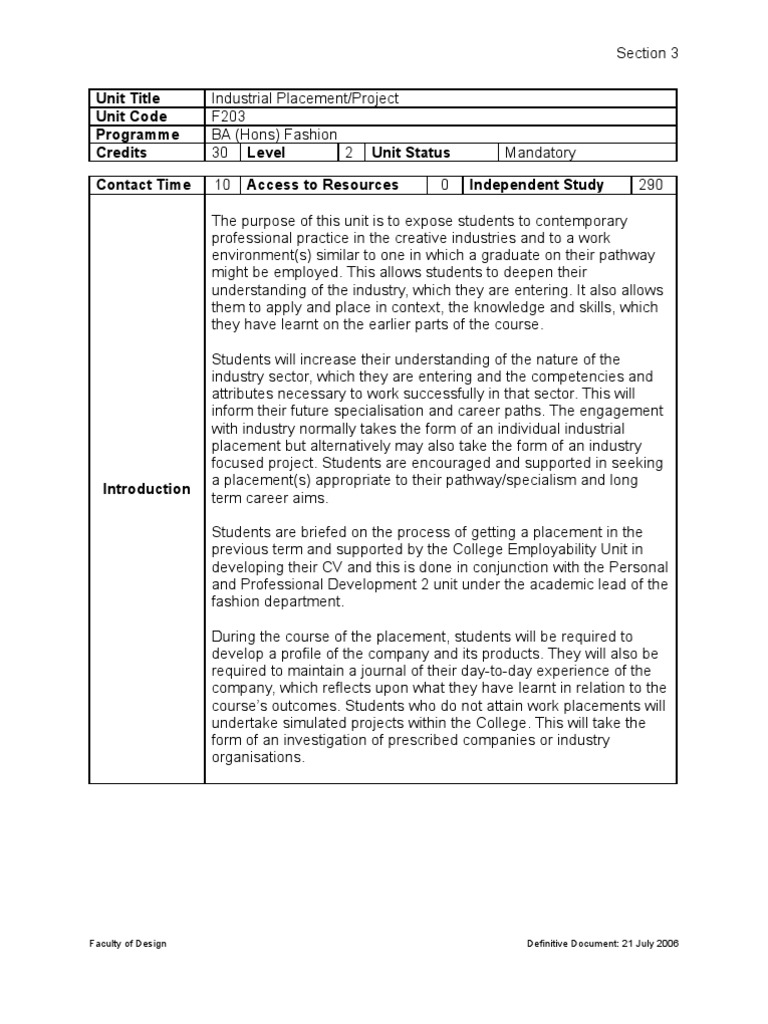 Unit Title Unit Code Programme Credits Level Unit Status Contact Time ...