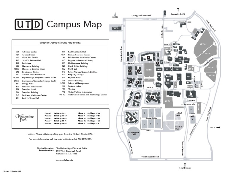 Utd Campusmap | PDF | Science And Technology