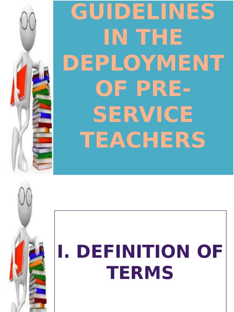 Guidelines in The Development of Pre-Service Teacher | PDF | Mentorship ...