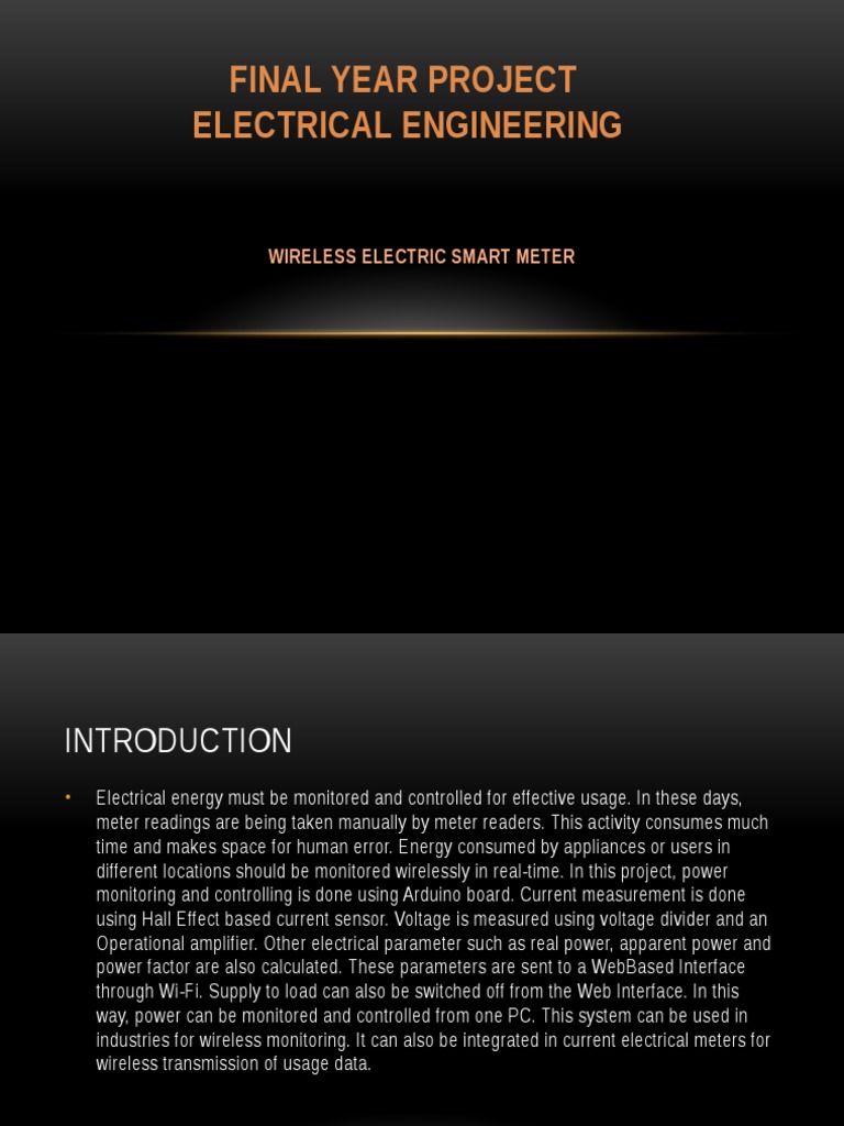 Final Year Project Presentation Pdf Graphical User Interfaces