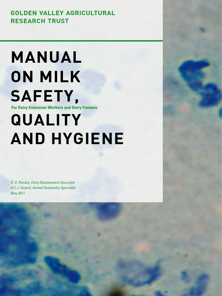 Dairy Manual - Milk Quality PDF | PDF | Milk | Dairy