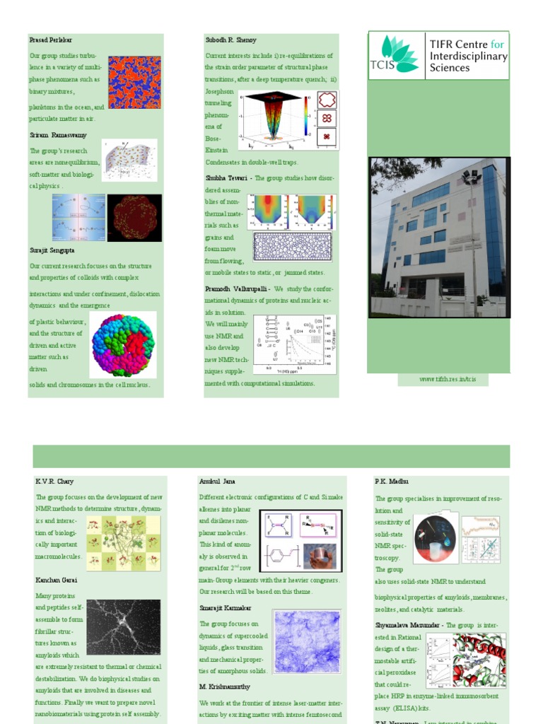 TCIS Brochurefe | PDF | Nuclear Magnetic Resonance | Proteins