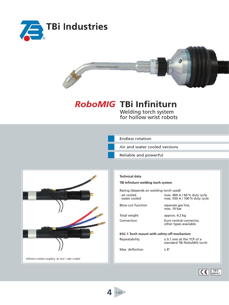TBi Infiniturn e | PDF | Electrical Connector | Robot