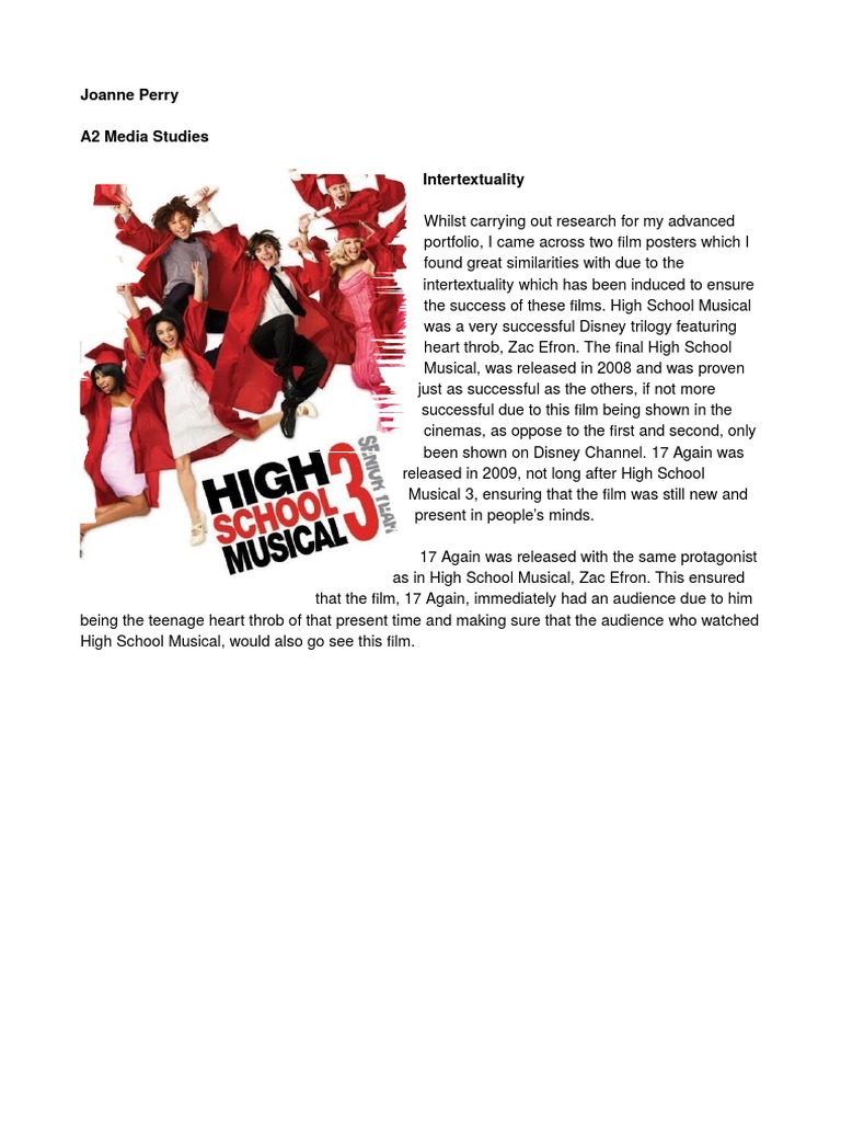 A2 Media Studies Intertextuality | PDF | Target Audience | Communication