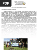 GROUNDBREAKING CEREMONY Script | PDF