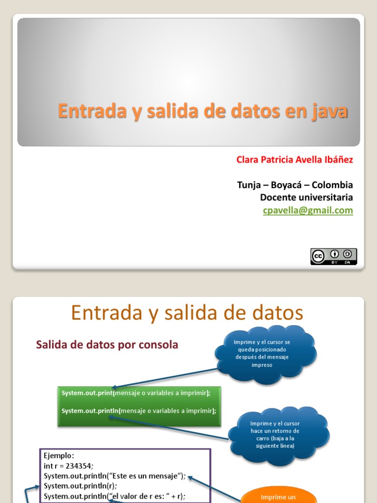 Entrada Salida de Datos | PDF | Java (lenguaje de programación ...