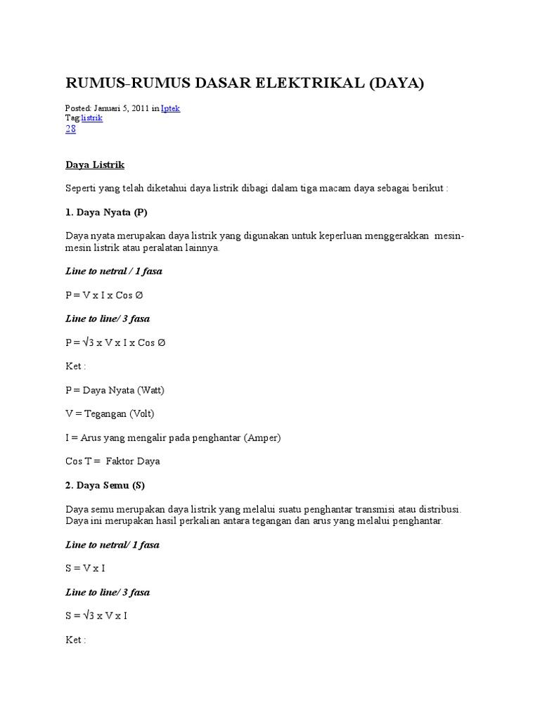 Rumus Generator | PDF