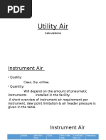 Instrument Air Sizing and Compressor Guide | PDF | Steady State | Valve