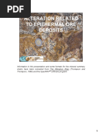 Hydrothermal Alteration and Alteration Types | PDF | Minerals | Rock ...