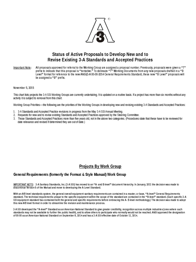 Work-In-Progress Status Report Chart | PDF | Committee | Science