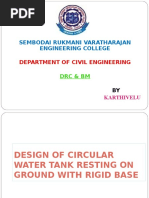 RCC Water Tank Design Guide | PDF | Concrete | Stress (Mechanics)
