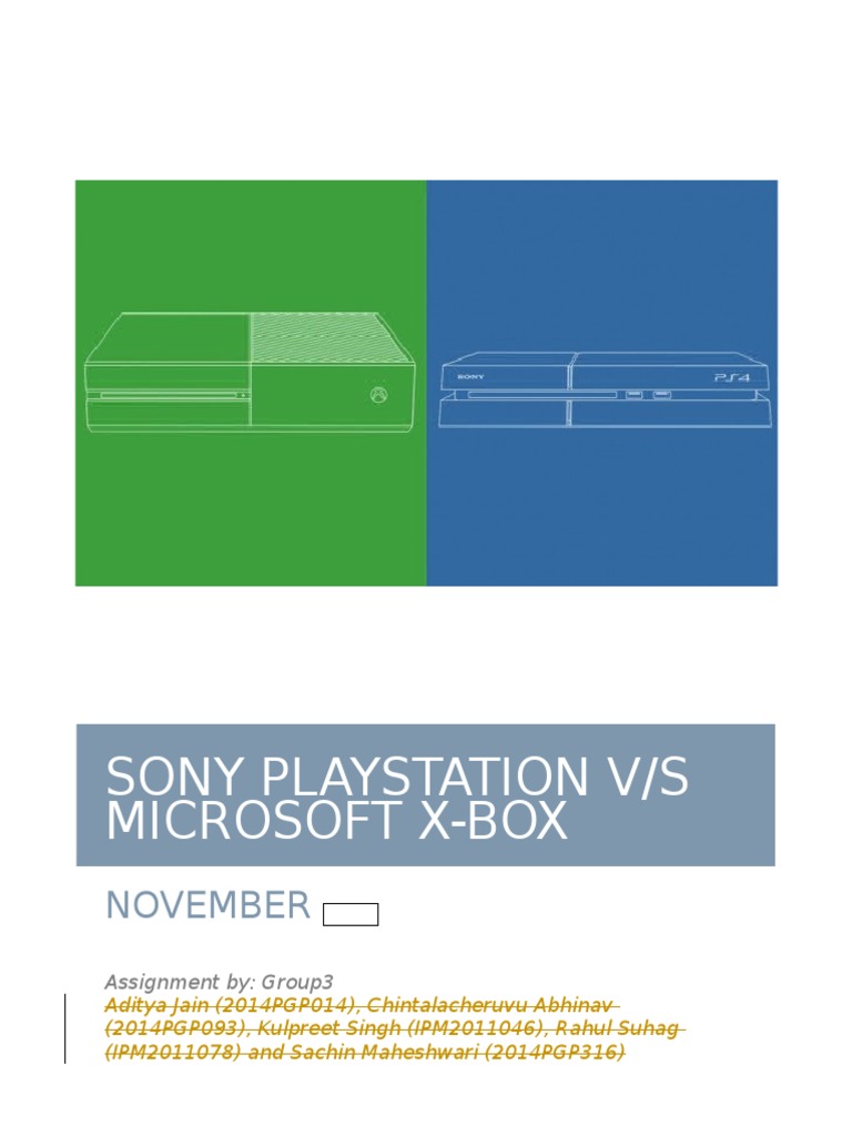 PS4 Vs Xbox One | Download Free PDF | Video Game Consoles | Xbox 360