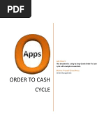 O2C - Oracle Order To Cash (O2C) Life Cycle Training Manual | PDF ...
