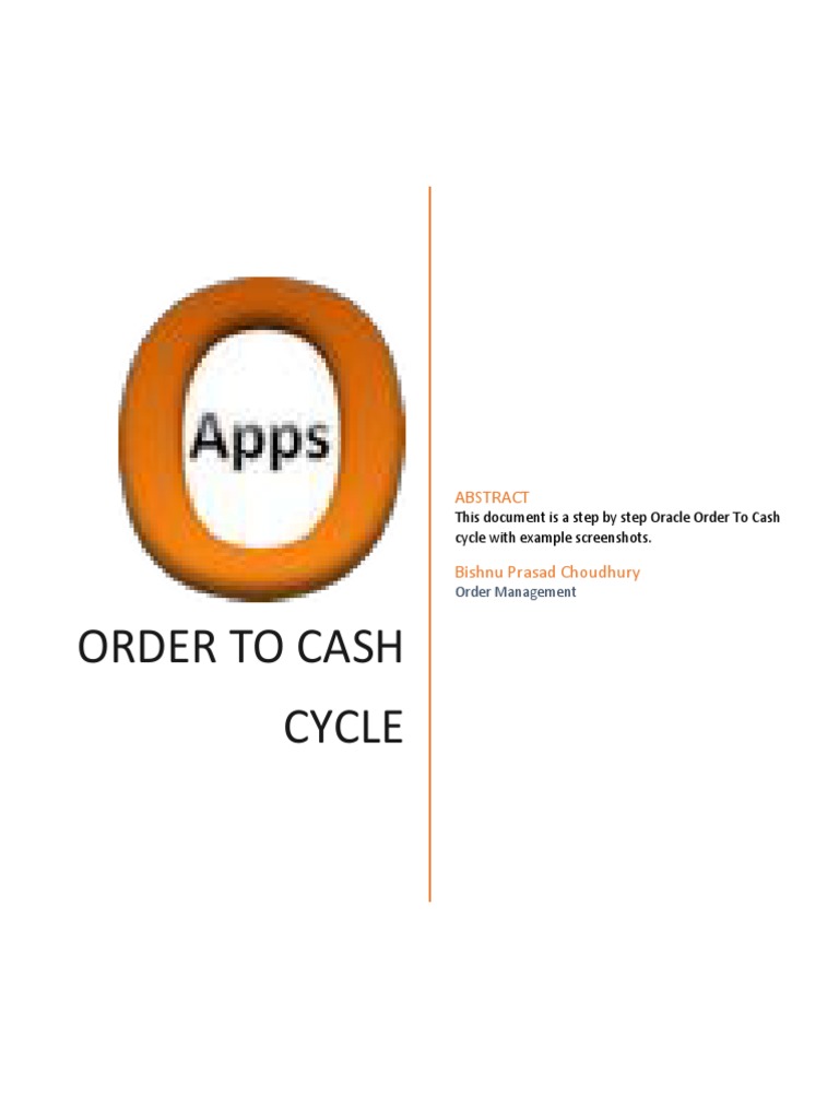 Order To Cash Cycle | PDF | Debits And Credits | Software