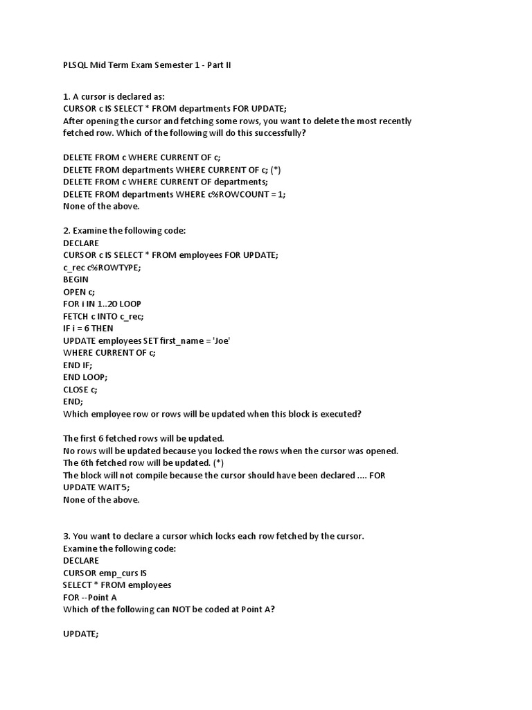 Plsql Pdf Control Flow Plsql 
