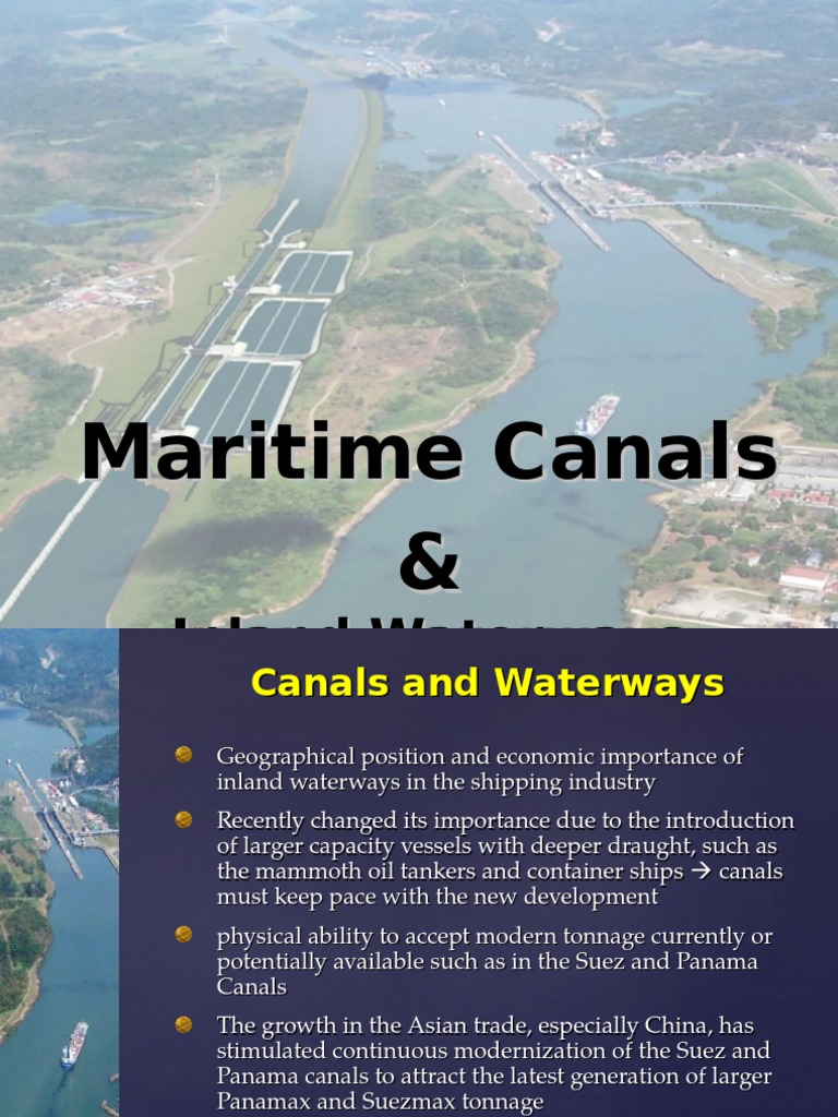 Lecture 8 - Maritime Routes and Inland Waterways | PDF | Suez Canal ...