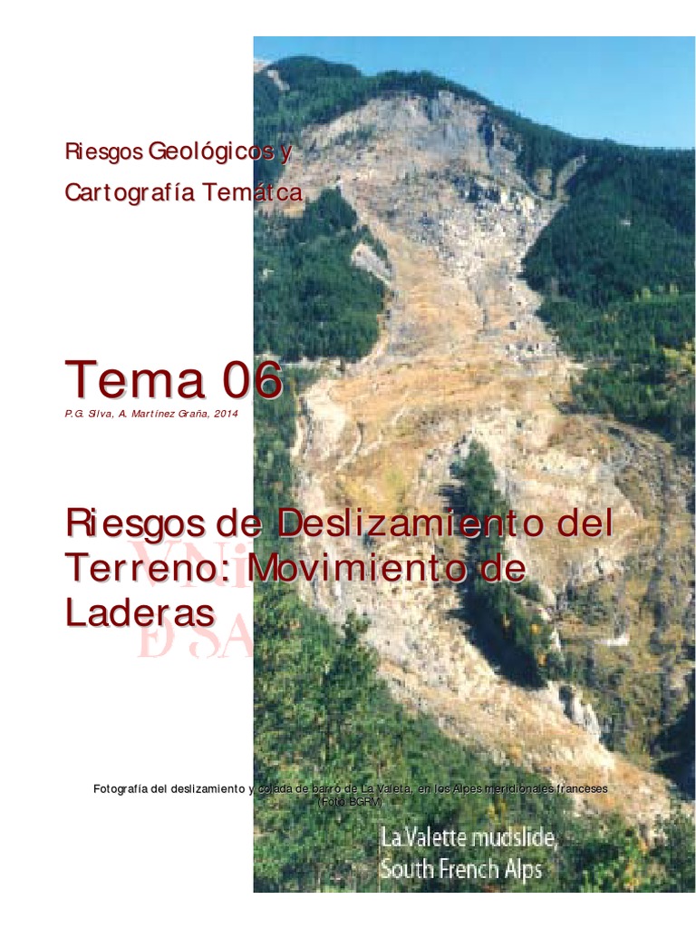 Deslizamientos. Movimientos de ladera | Temblores | Agua