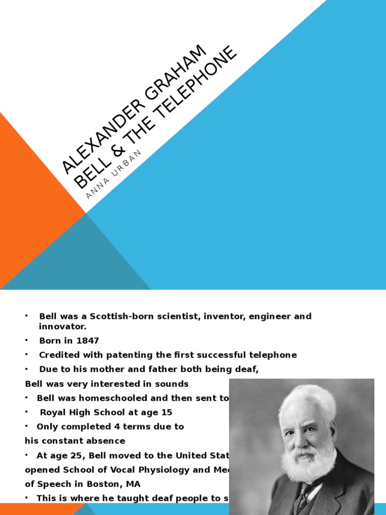 Alexander Graham Bell: Telephone Pioneer | PDF | Travel | History
