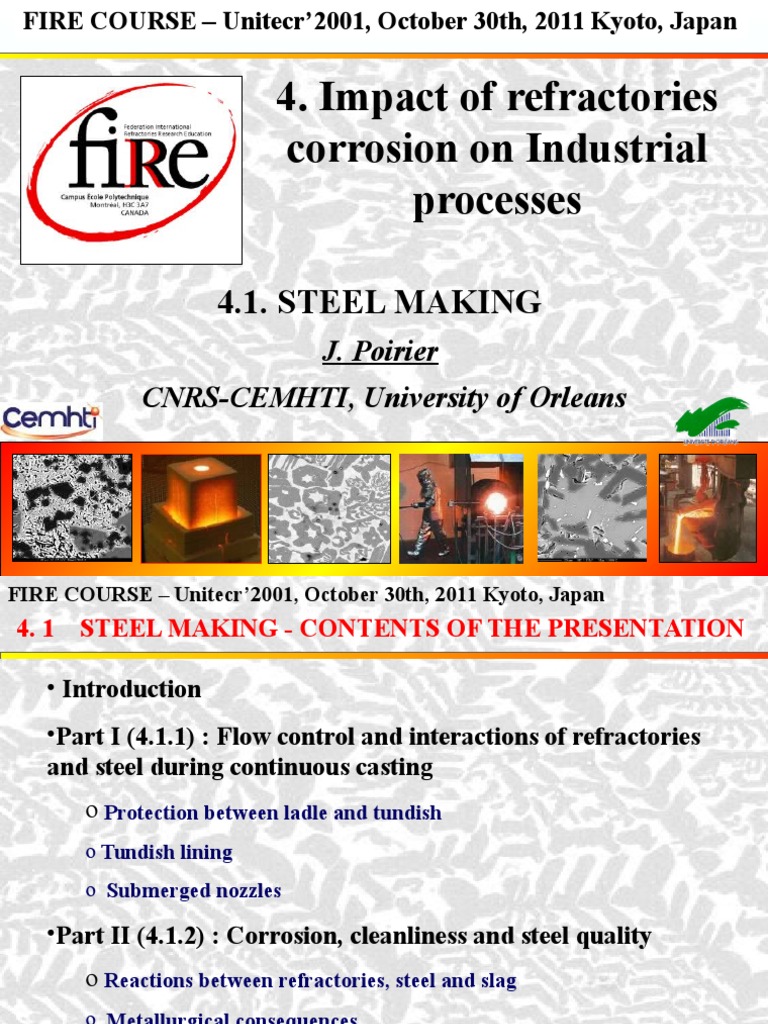 Steelmaking Refractory Challenges | PDF | Refractory | Aluminium Oxide
