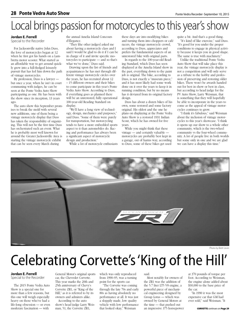 2015.09.15 PVR - Auto Show | PDF | Car | General Motors