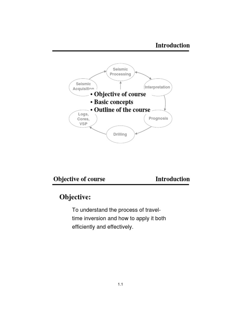Objective:: - Objective of Course - Basic Concepts - Outline of The ...