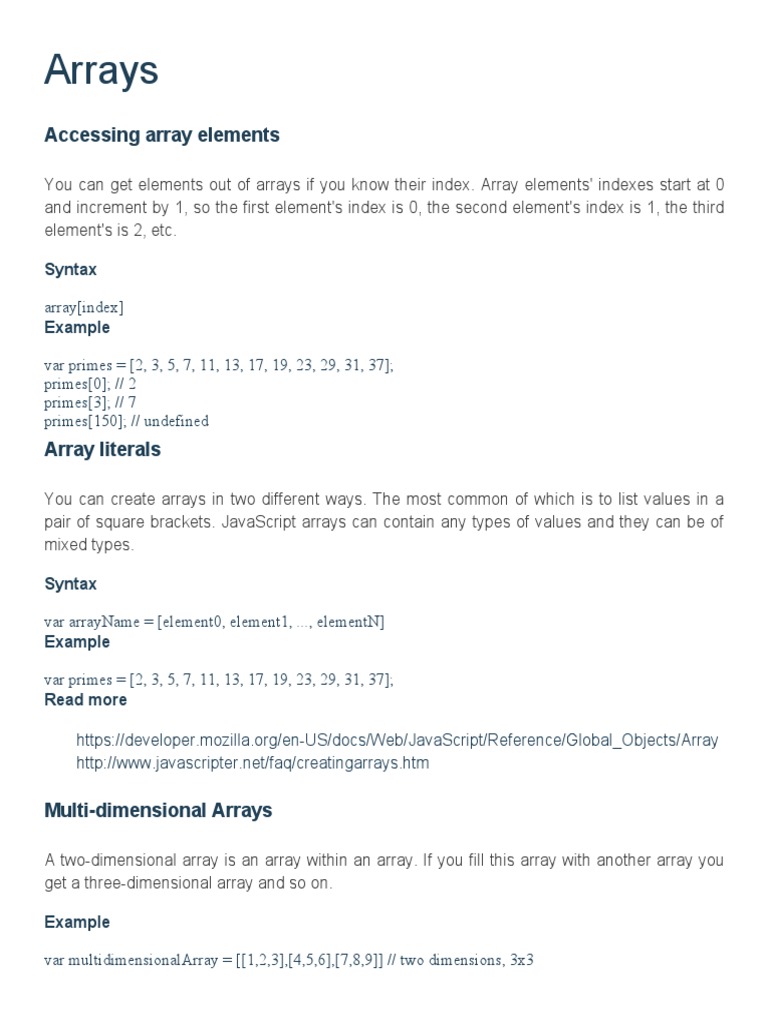 JavaScript Glossary - Codecademy | Download Free PDF | Array Data Type | Pi