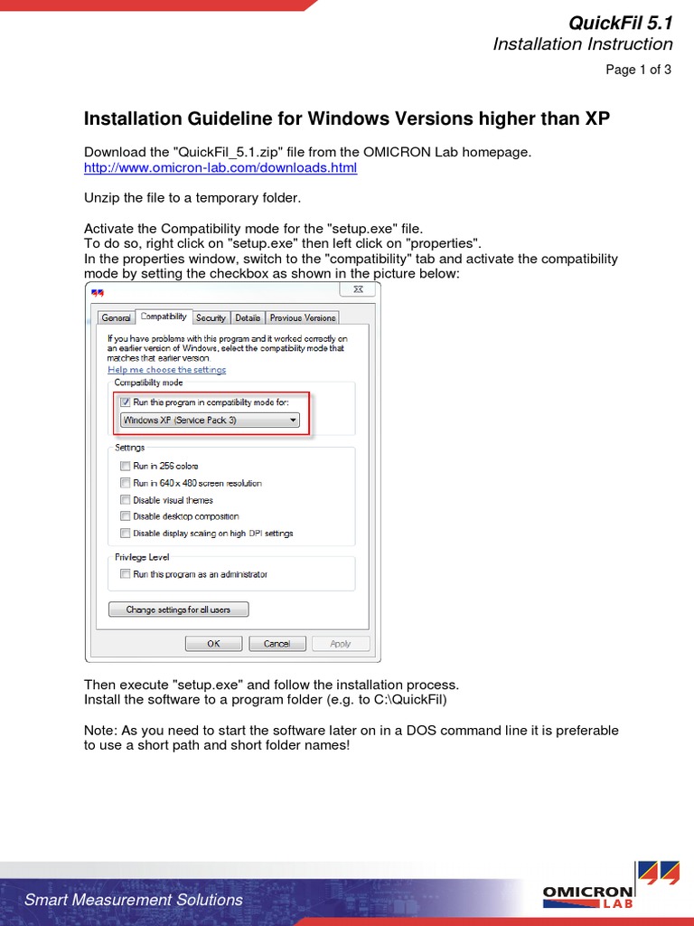 QuickFil 5.1 Installation Guide for Windows | PDF