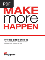 Staples Printing and Copying Costs | PDF | Bookbinding | Paper