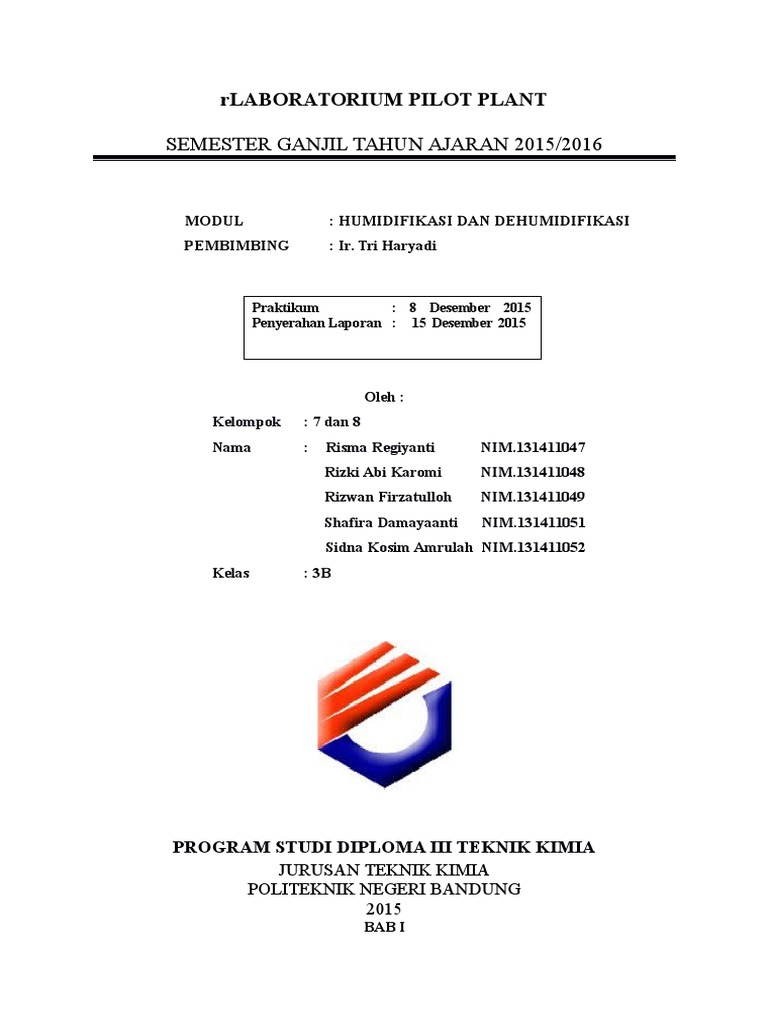 Humidifikasi Dan Dehumidifikasi | PDF