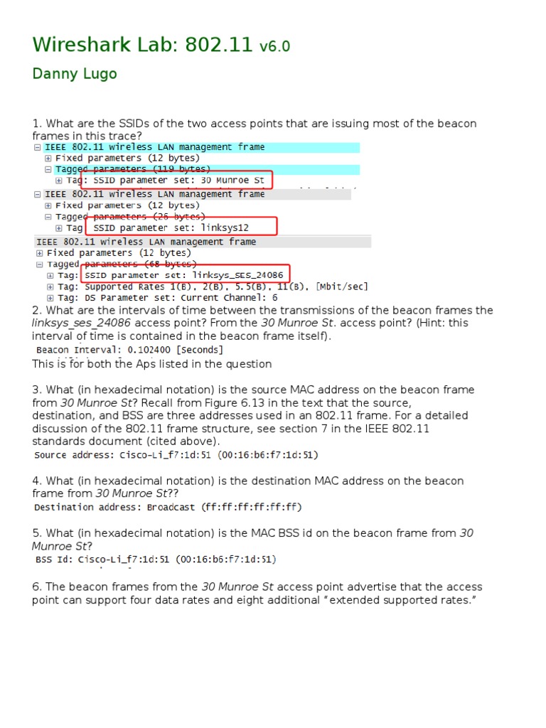 Wireshark Lab 6 | PDF | Ip Address | Ieee 802.11