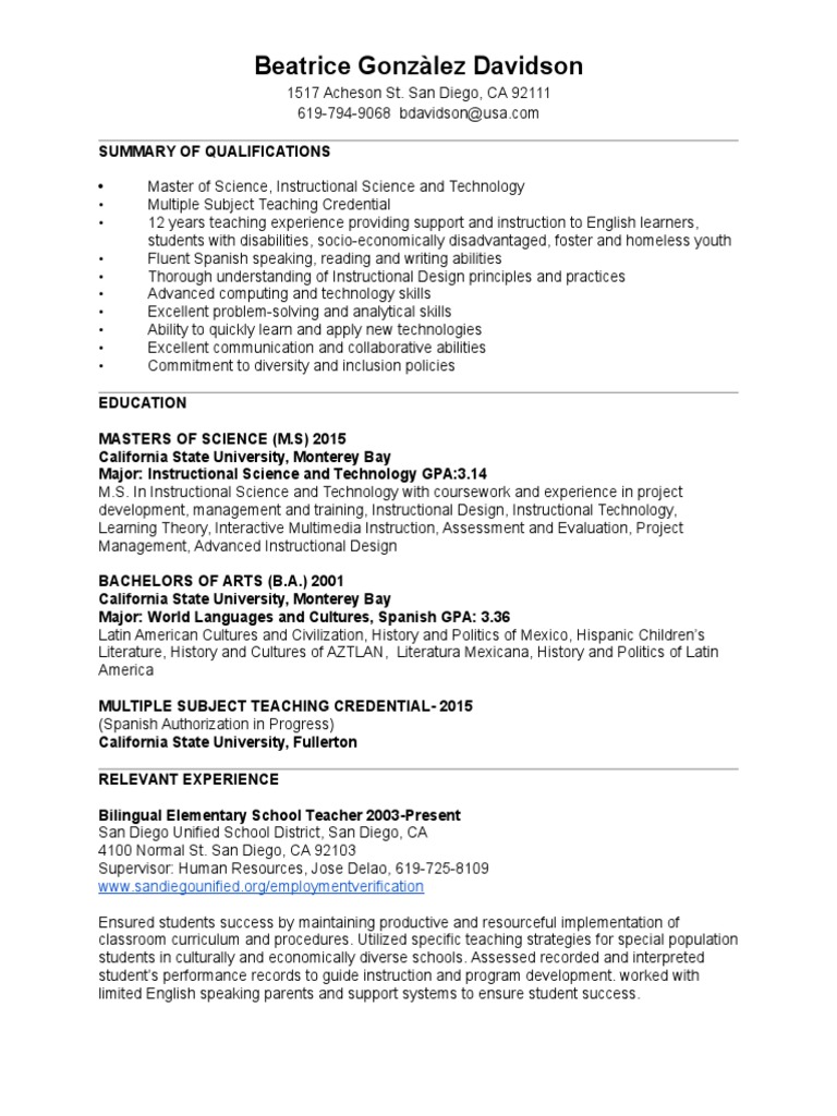 Beatrice Gonzàlez Davidson | PDF | Instructional Design | Educational Technology