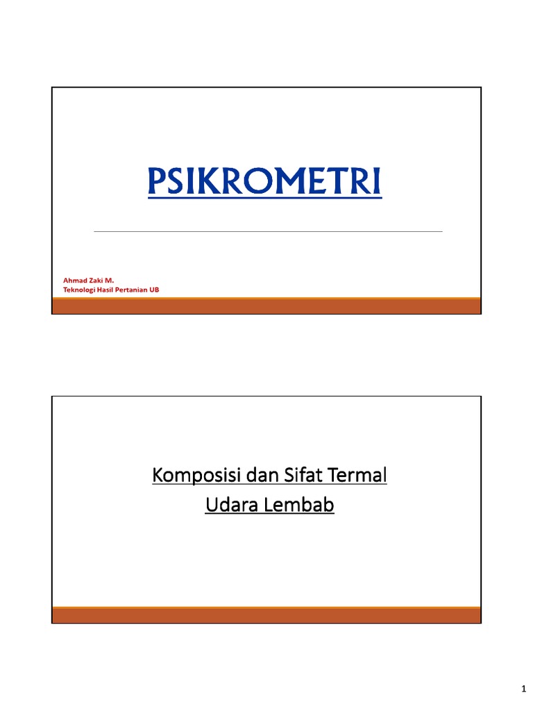 Humidifikasi 1 | PDF