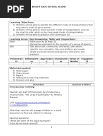 Lesson Plan Means of Transportation | PDF | Lesson Plan | Transport