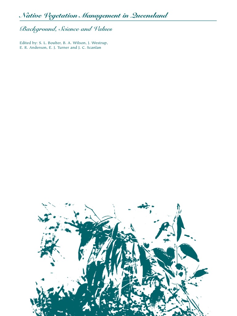 Native Vegetation Management in Queensland | PDF | Sustainability ...