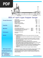 Barge and Vessel Principle Dimensions | PDF | Shipping | Ships