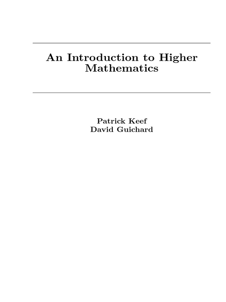 Higher Mathematics | PDF | Logical Expressions | Geometry