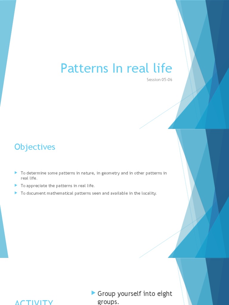 Real-Life Patterns in Nature and Geometry | PDF | Fractal | Geometry