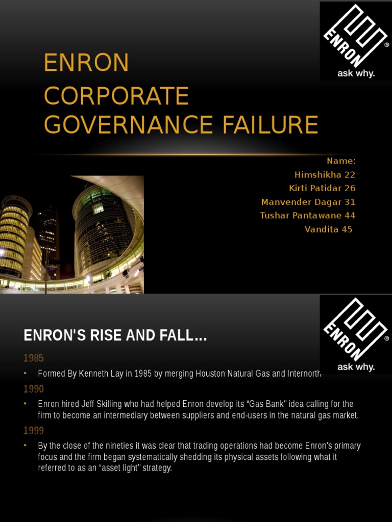 Enron Scandal | PDF | Enron | Corporate Governance