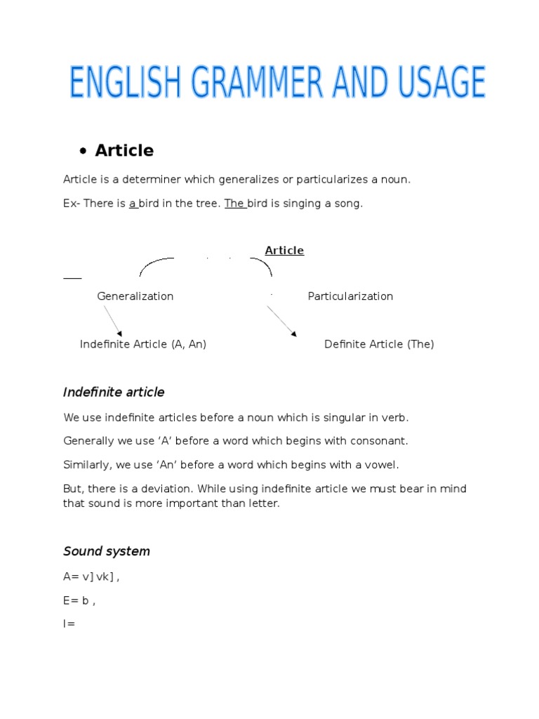 English Grammer and Usage | PDF | Plural | Noun
