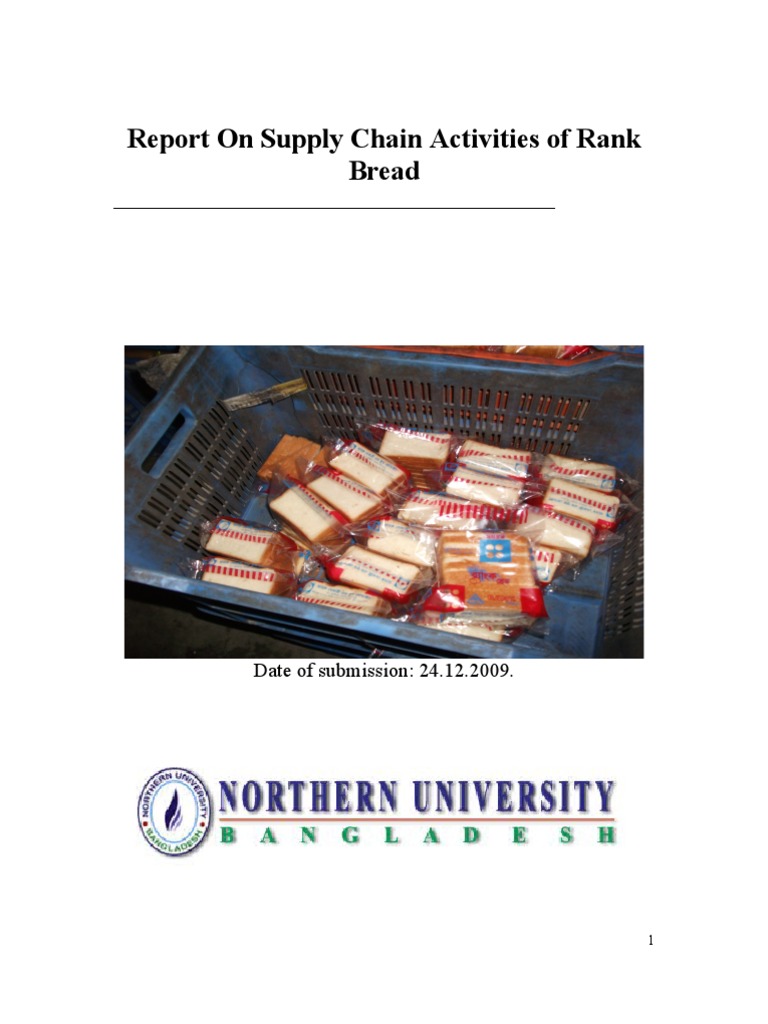 Report On Supply Chain Activities of Rank Bread | PDF | Supply Chain ...