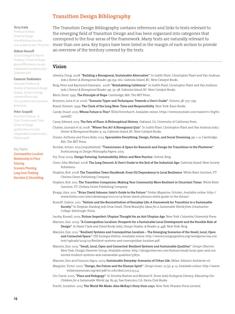 Carnegie Mellon University - Transition Design Monograph Final ...