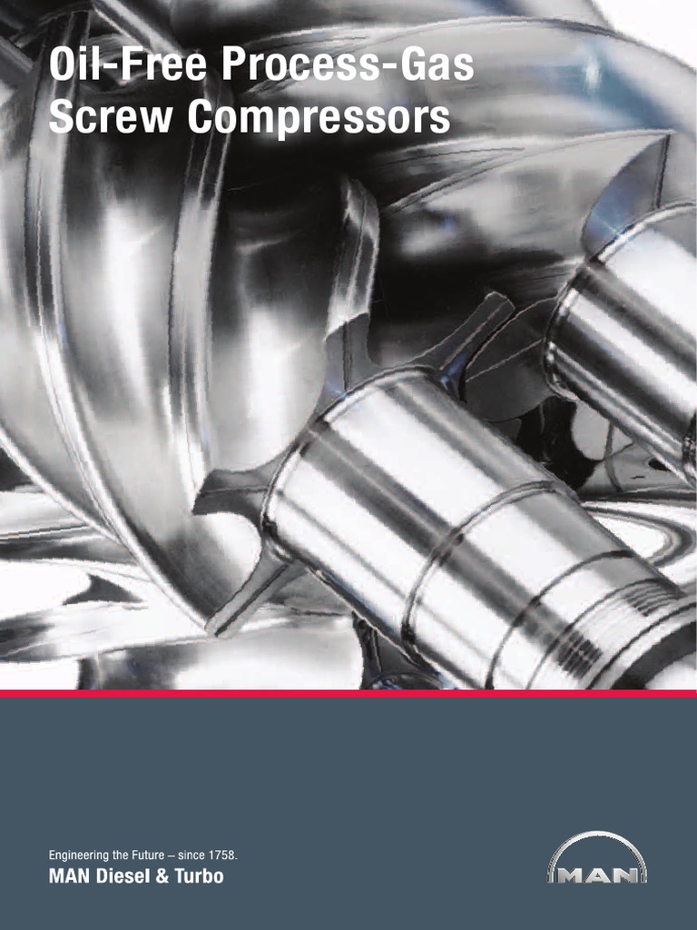 Oil Free Process Gas Screw Compressors | PDF | Gas Compressor | Turbine