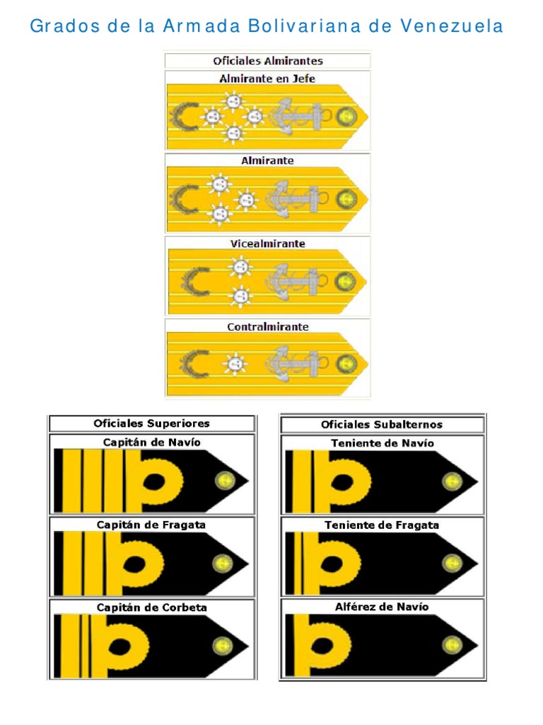 Representación Gráfica Grados Militares | PDF