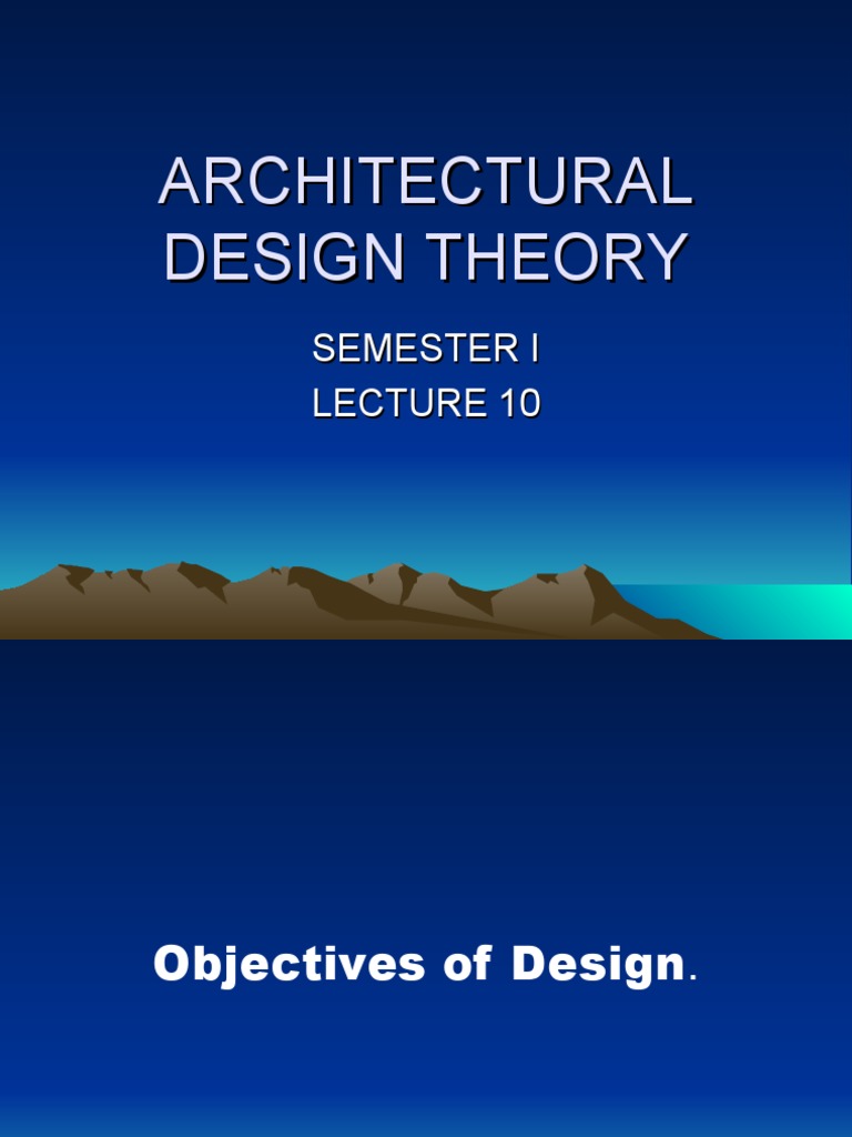 Objectives of Design | PDF | Beauty | Truth