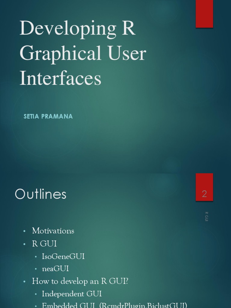 RGUI | PDF | Graphical User Interfaces | Command Line Interface